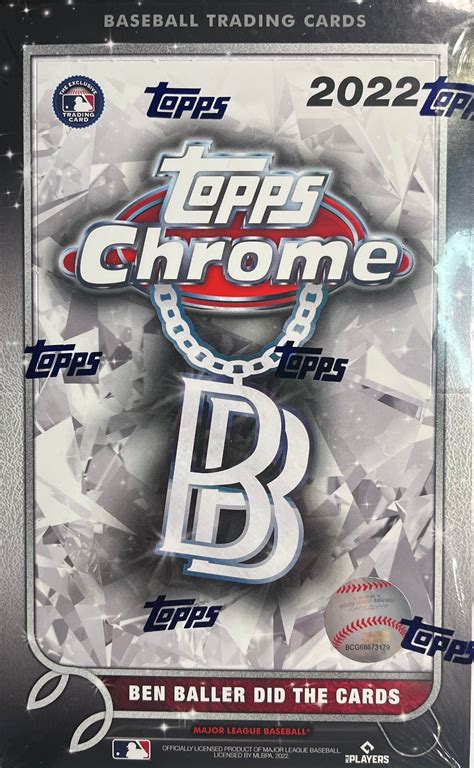 2022 Topps Chrome Baseball Ben Baller Edition Box The Locker Room 78