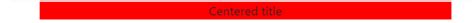 Html Why Doesn T Chrome Wrap A Centered Column To The Next Line In