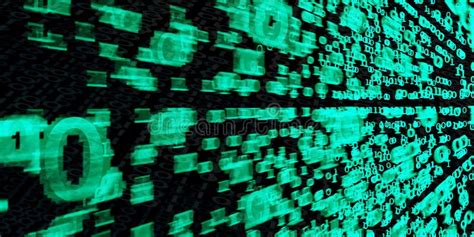 Cyber Background With Numbers Zero And One Binary Codes Backdrop
