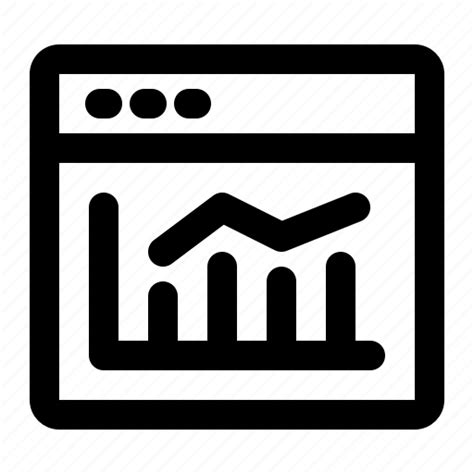 Web Analytic Statistic Growth Browser Online Chart Icon Download On Iconfinder