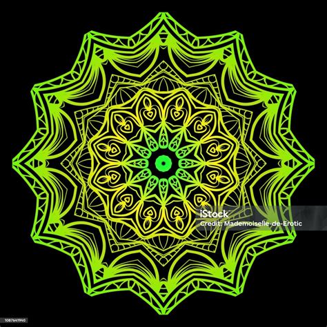 인도 꽃 만다라 패턴입니다 헤나 문신 스타일 벡터 섬유 인사말 카드 색칠 공부 전화 상자 인쇄에 사용할 수 있습니다 꽃 식물에 대한 스톡 벡터 아트 및 기타 이미지 Istock