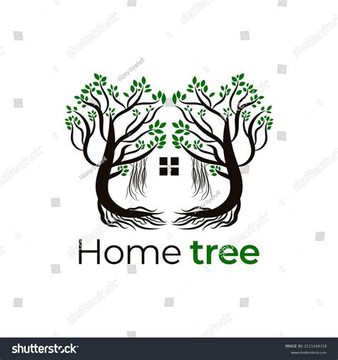 Tree House Logo Vector Icon Illustration Stock Vector Royalty Free 2115104318 Shutterstock