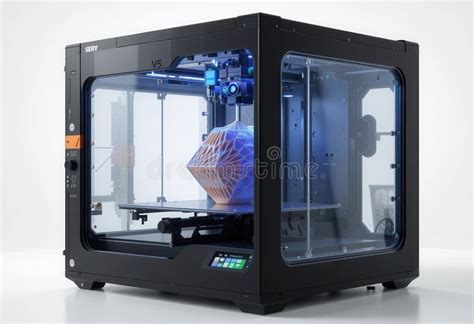 3d printer producing an intricate geometric shape in a modern workspace