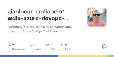 Github Gianlucamangiapelowdio Azure Devops Service Custom Wdio