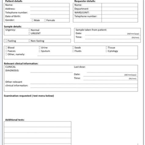 Reference Floor Plan For A Pathology Laboratory Download Scientific