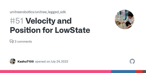 Velocity And Position For LowState Issue 51 Unitreerobotics