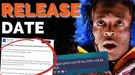 Official Release Date Confirmed For Lil Uzi Verts New Album The Pink