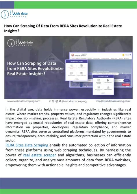 PPT How Can Scraping Of Data From RERA Sites Revolutionize Real