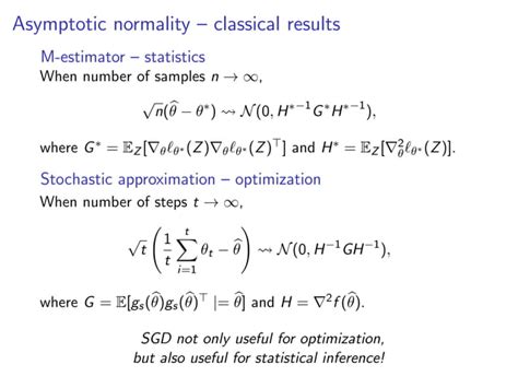 Statistical Inference Using Stochastic Gradient Descent Ppt