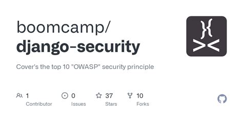 Github Boomcamp Django Security Cover S The Top 10 Owasp Security