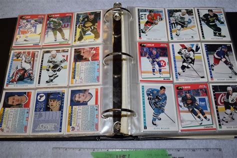Binder Of 1991 Hockey Cards Bodnarus Auctioneering