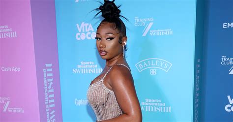 Megan Thee Stallion S Sexy Dress At Sports Illustrated Party Popsugar Fashion Uk