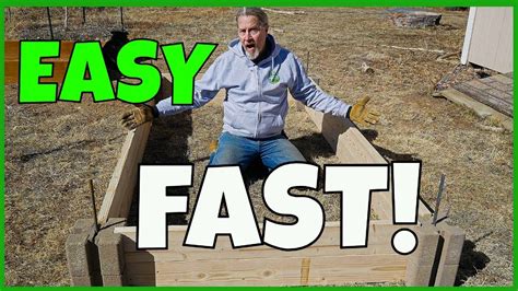 How To Build A Diy Raised Bed In 5 Minutes Youtube