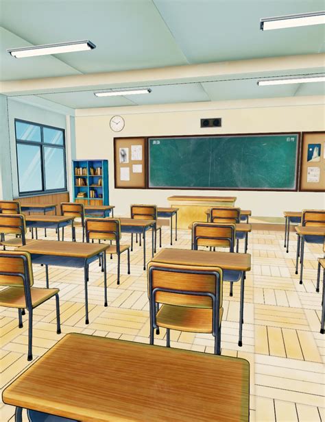 Xi Anime Classroom Daz 3d