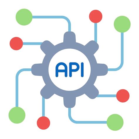 Premium Vector Api Flat Illustration