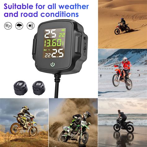 WirelessTPMS For Motorcycles Based Motor