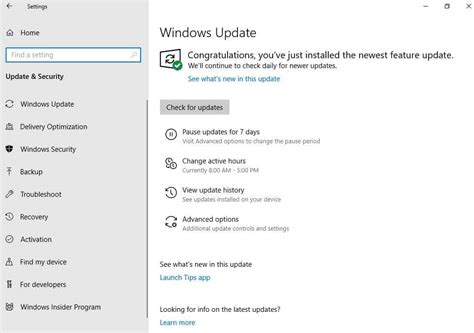 Windows 10 Home Might Get Pause Updates Option In 1903 Ghacks Tech News