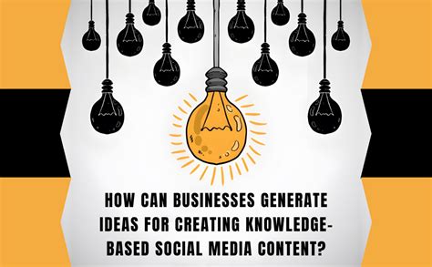 finding ideas for creating social media knowledge based content