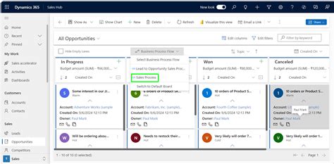 Dynamics 365 Crm Kanban View Gets An Upgrade Prioritize With Lane Sorting Microsoft Dynamics