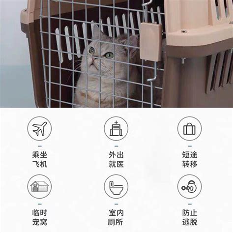 宠物航空箱猫咪小型大型犬车载便携外出用品狗笼子猫笼狗狗保暖套 虎窝淘