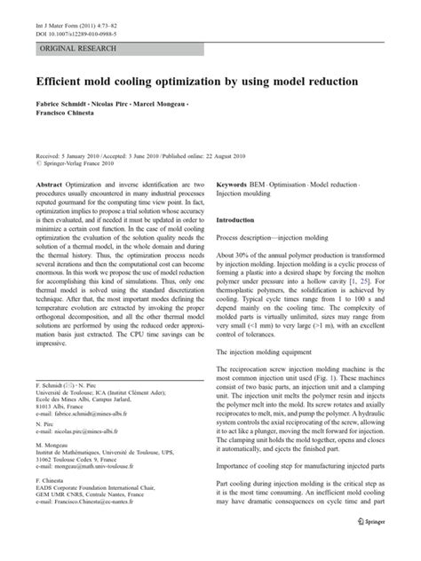 Injection Moulding Pdf Eigenvalues And Eigenvectors Finite