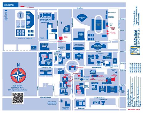 Tamu Campus Map Printable