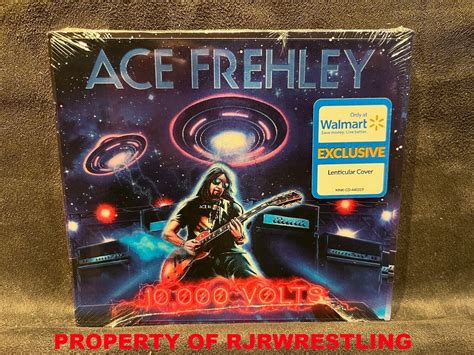 New Ace Frehley 10000 Volts Lenticular Cover Walmart Exclusive Cd Kiss