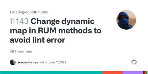 Change Dynamic Map In Rum Methods To Avoid Lint Error Issue