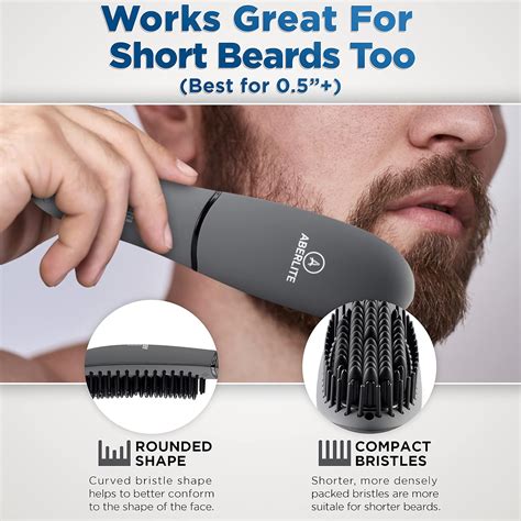 Pocket Compact Beard Straightener For Men Ionic And Anti Scald