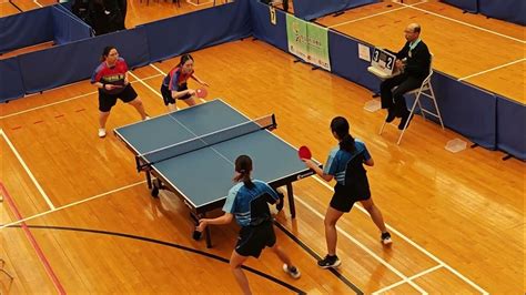 李嘉宜 黃芊柔 Vs 林苑悠 李穎恩 Part 1 四強賽 女乒大專生賽雙打 2024恒生學界盃 Youtube