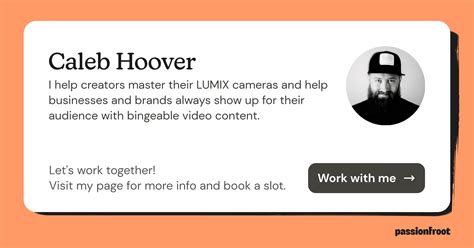 Caleb Hoover Passionfroot