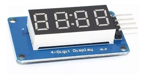 Modulo Display Tm1637 7 Segmentos 4 Digitos Para Arduino Displays E