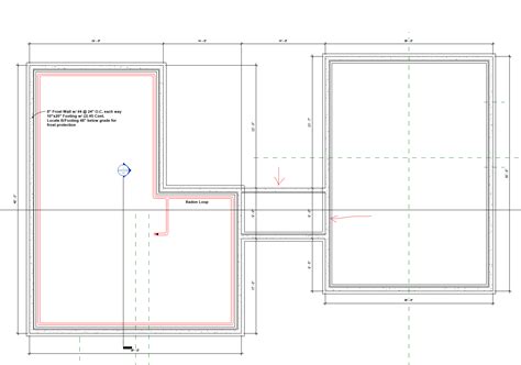 solved footing stops at wall join autodesk community