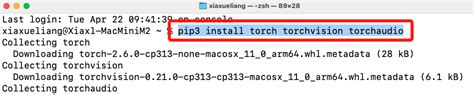 一文详解pytorch环境搭建：m芯mac通过pip安装pytorch开发环境mac Pytorch Csdn博客