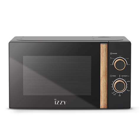 Φούρνος Μικροκυμάτων Wooden 20lt Iz 8006 Μαύρος Benrubi