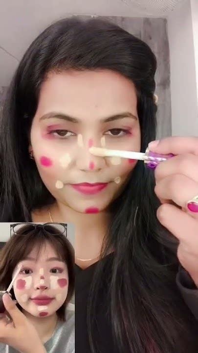 Korean Makeup Tutorial 👍 Makeup Hack Koreanmakeup Beautyhacks