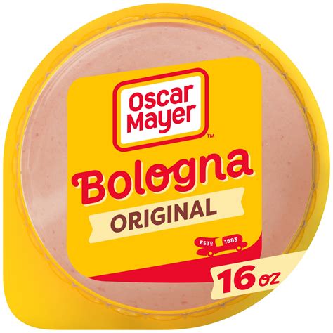 Oscar Mayer Bologna Made With Chicken Pork And Beef Added Sliced