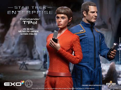 Comandante Tpol Da Enterprise Nx 01 Action Figure Perfeita 16 Da