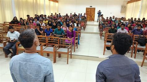 Filmmaker Ranjith Joseph Shared His Film Exposure With Students