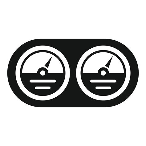 Control Panel With Two Round Analog Gauges Showing Performance Indicators 55200022 Vector Art At Control Panel With Two Round Analog Gauges Showing Performance Indicators 55200022 Vector Art At