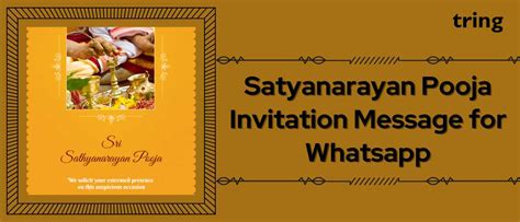 100 Beautifully Written Satyanarayan Pooja Invitation Messages For WhatsApp