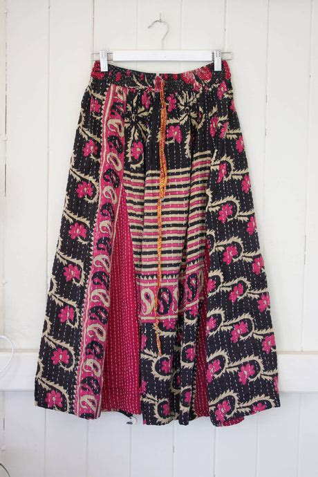 Juno Kantha Skirt Renew Vintage