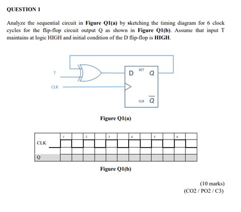 solved analyze the sequential circuit in figure q1 a by
