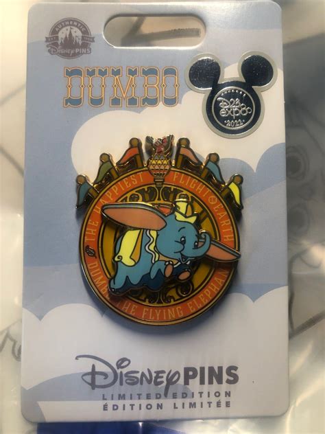 D23 2022 Dumbo Flags Pin Le Mercari Flag Pins Dumbo Pin