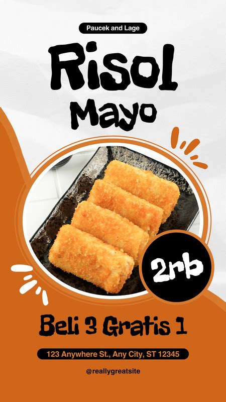 Gratis Desain Contoh Risol Canva