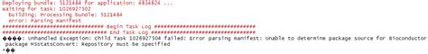 r shiny 部署时遇到报错 unable to determine package source for bioconductor