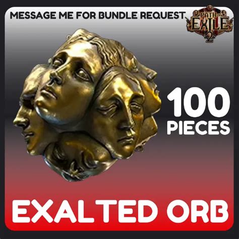 Exalted Orb X 100 Path Of Exile 2 Game Items Gameflip