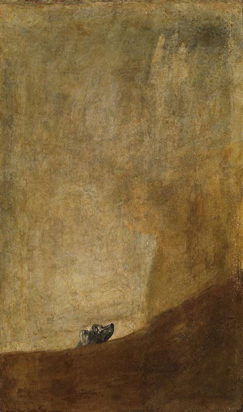 The Artful Canine Francisco De Goyas Enigmatic Masterpiece The Dog