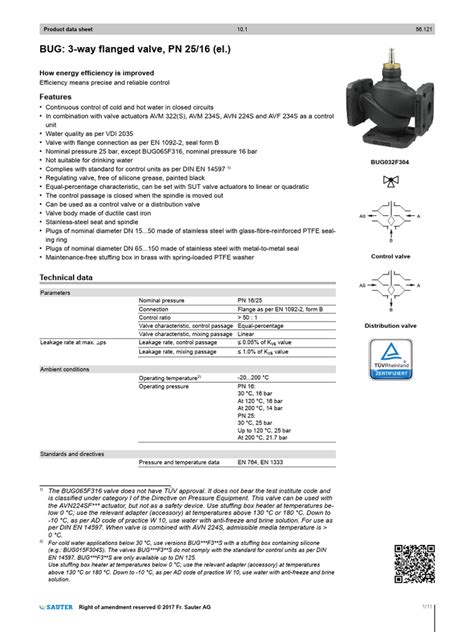 Sauter Bug Pdf Valve Actuator