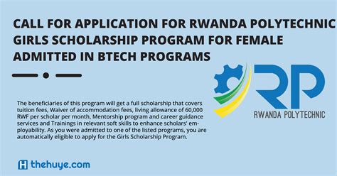 Rwanda Polytechnic Call For Application For Rp Girls Scholarship